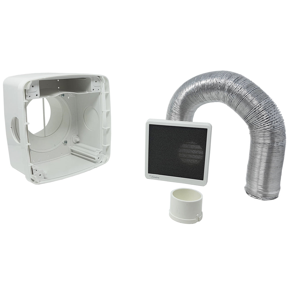 Nuaire Sub Spigot Kit for Surface Mounted CYFAN White - CYFAN-DKIT ...