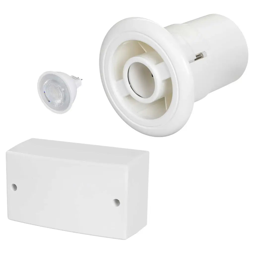 Vent-Axia LuminAir Standard Fan & LED Light Kit Extra Low Voltage Whit ...