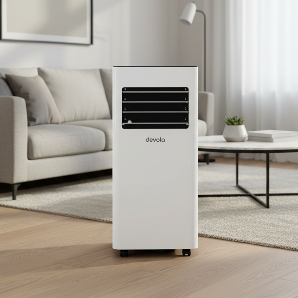 Devola Compact Portable Air Conditioner with Wi-Fi and 2x Window kits