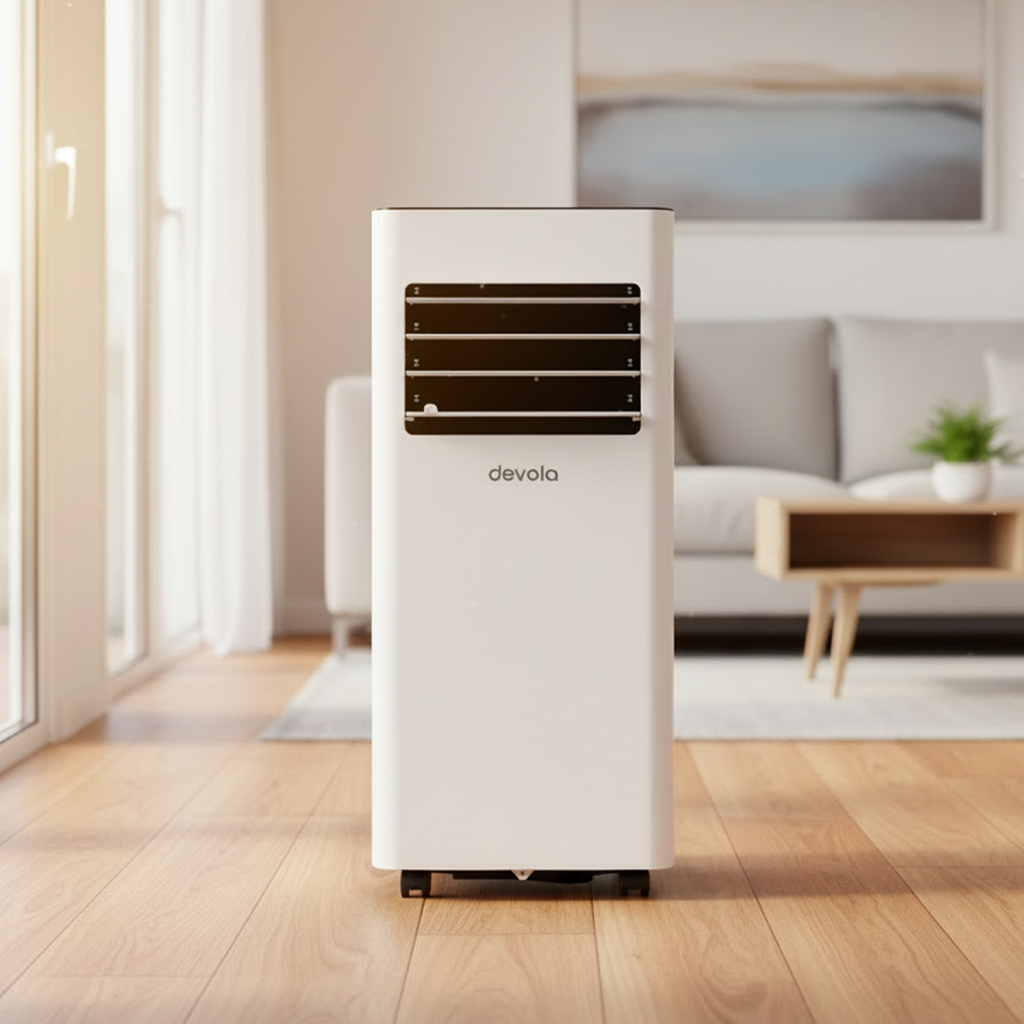 Devola Compact Portable Air Conditioner with Wi-Fi and 2x Window kits
