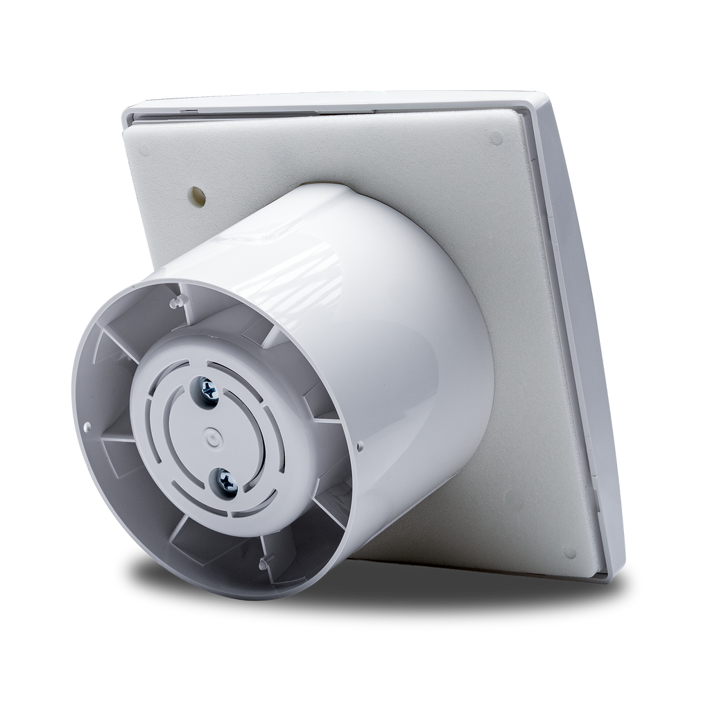 Devola 150mm Quiet Mixed Flow Bathroom Extractor Fan with Humidity Sen ...