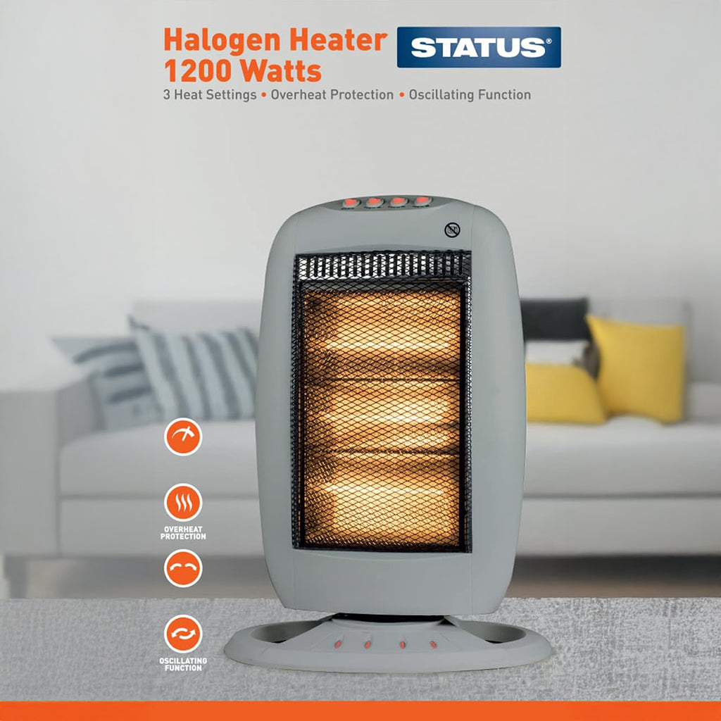 Status 1.2Kw Halogen Heater – Air Con Centre