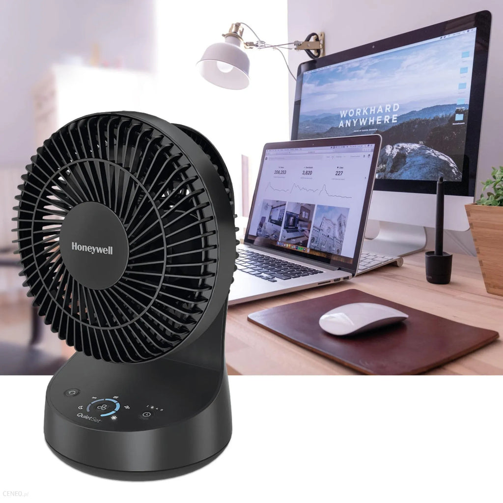 Honeywell QuietSet Desk Fan - Black - HTF337BE1 – Air Con Centre