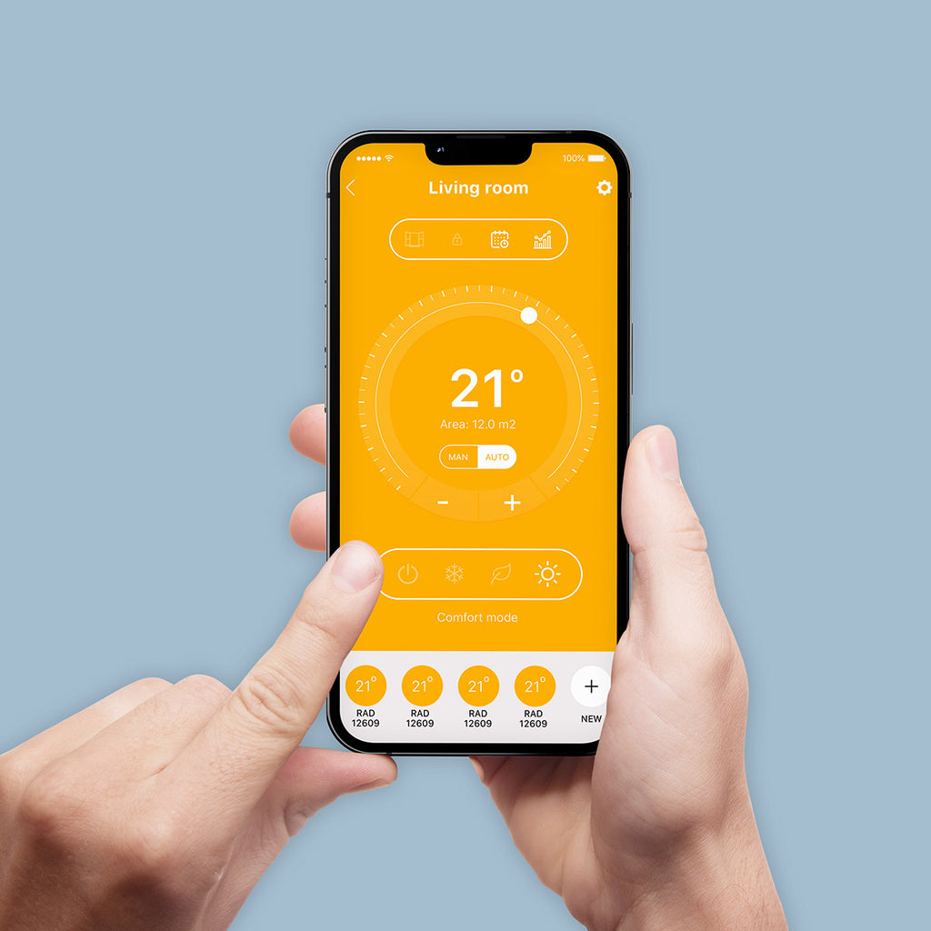 Rointe Olympia 1750W Electric Stone Radiator with WiFi - White - ORI17 ...