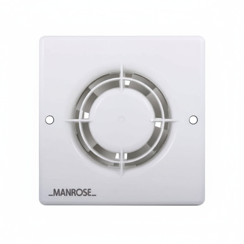 Manrose 100mm (4") Axial Wall/Ceiling Extractor Fan ,Standard - XF100S ...