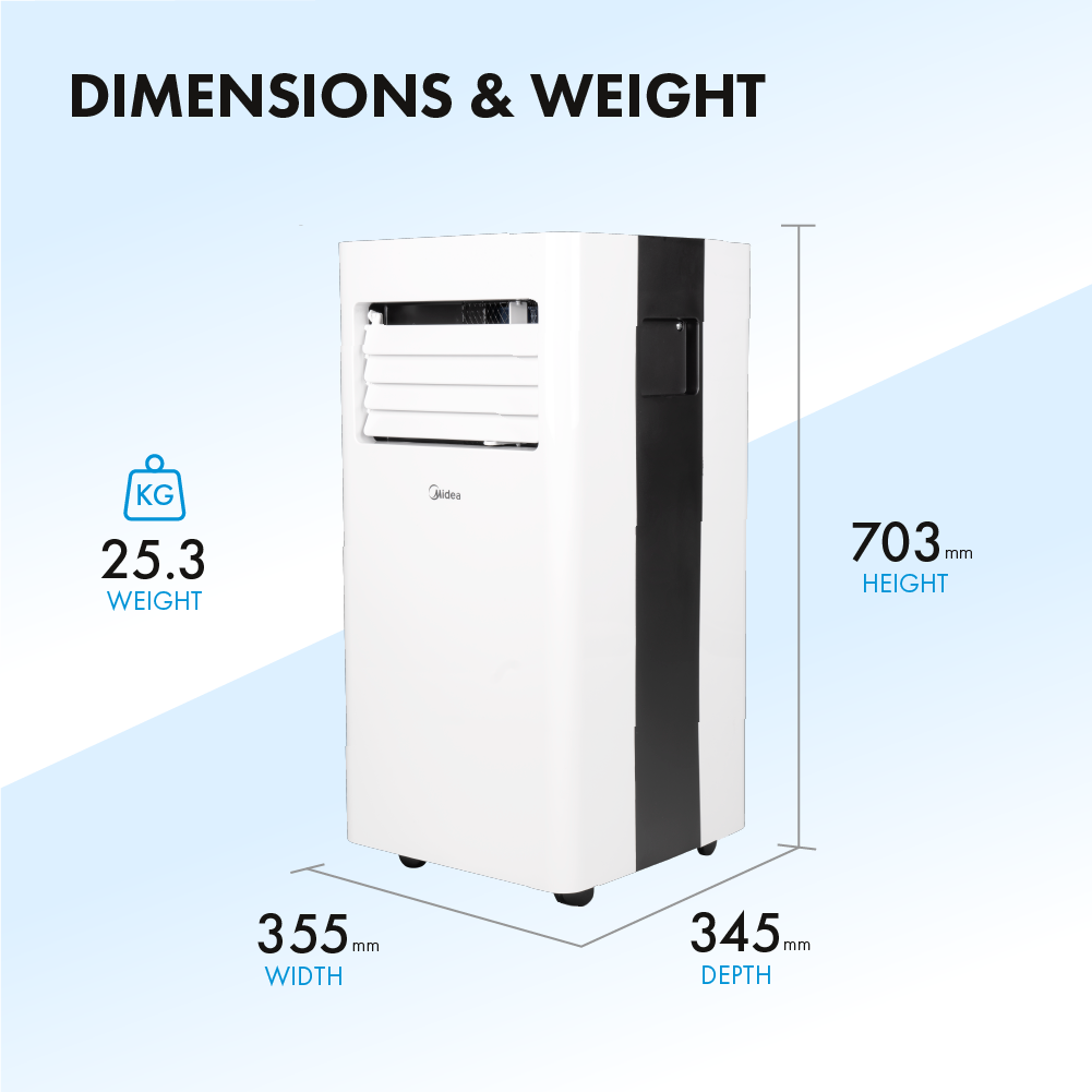 Comfee Economy 9000BTU Portable Air Conditioning Unit - MPPHH7-09CRN7 ...