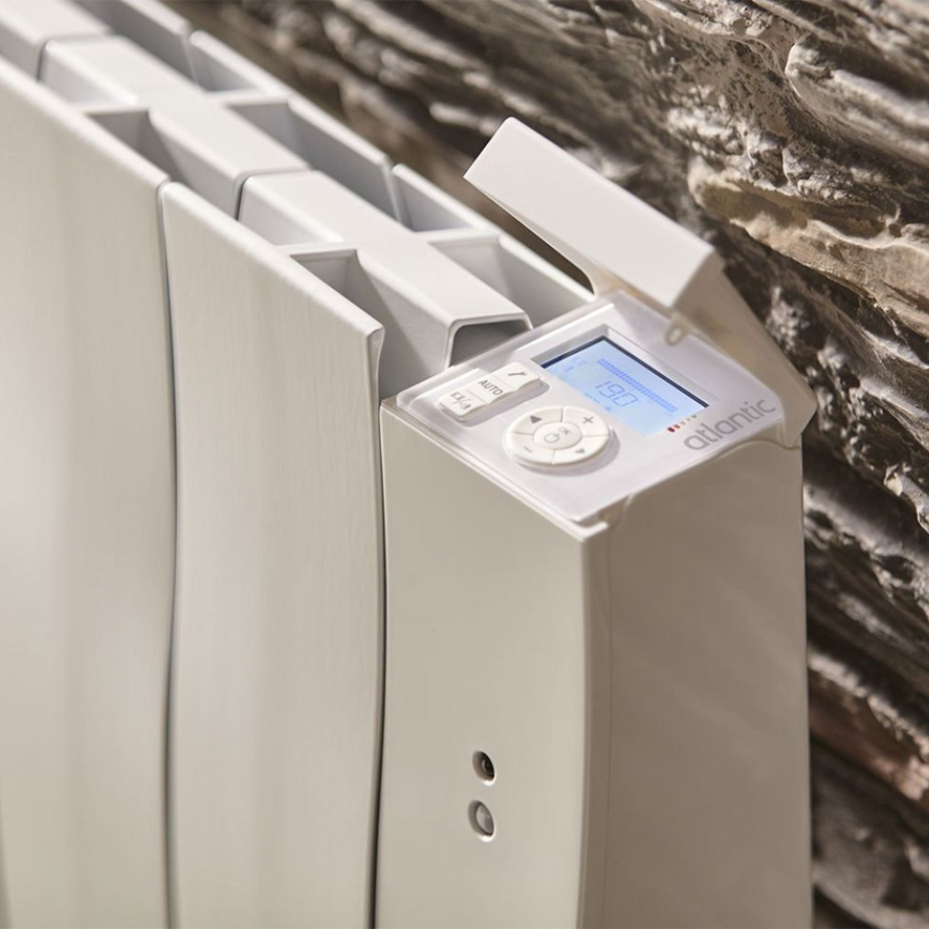 Atlantic Galapagos 700W Low Height Electric Thermofluid Radiator - Whi ...