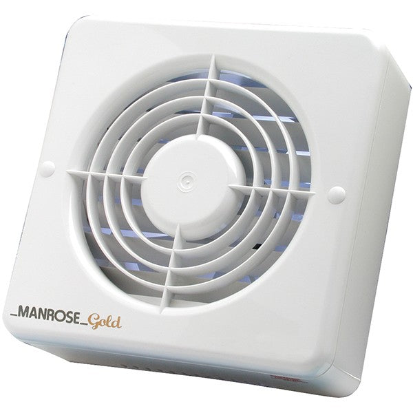 Manrose Gold 12W Standard Axial Bathroom Extractor Fan - MG100S – Air ...