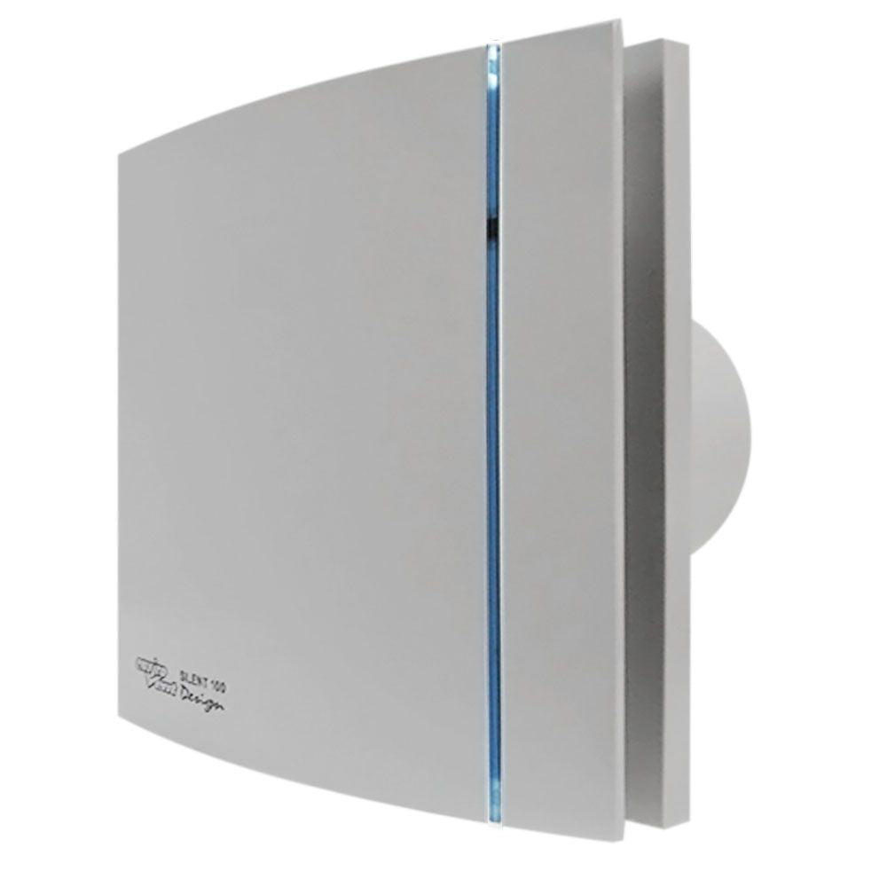 Envirovent Silent Design 100mm Timer, Humidity Sensor in Silver - SILD ...