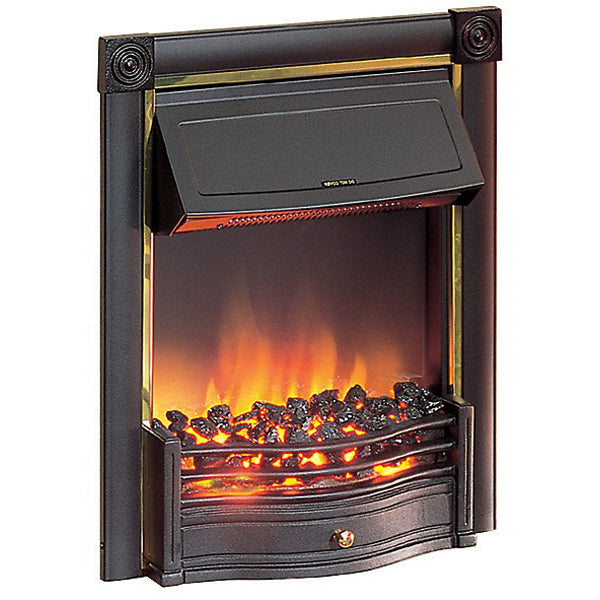 Dimplex Horton Inset Fire (Black with Brass Effect Finish) - HTN20BL ...