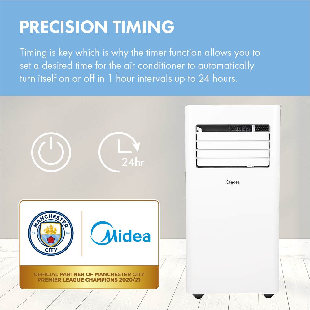 Midea Comfee 7000 BTU Portable Air Conditioner - White - MPPH-07E - Re ...