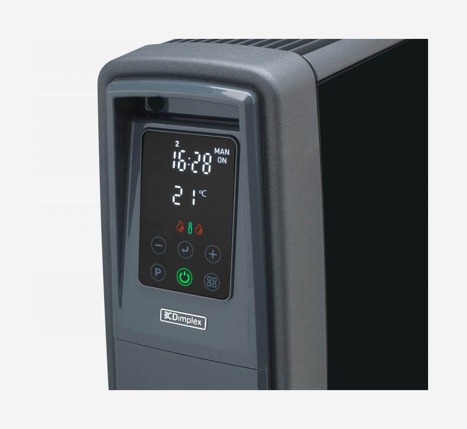 Dimplex 3kW Bluetooth FutuRad Oil Free Glass Radiator Black - FUTG3BT ...