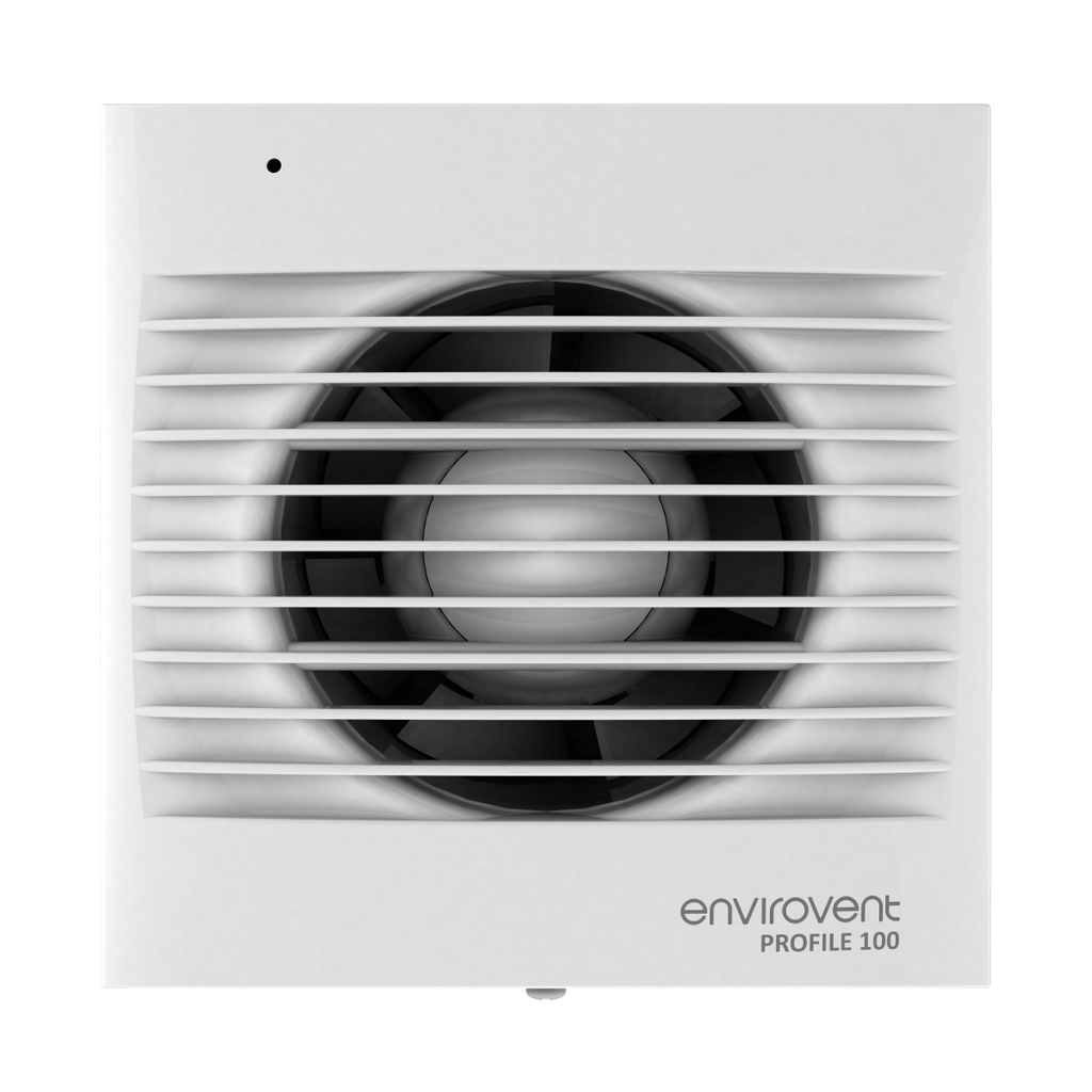 Envirovent Profile 100mm with Adjustable Over Run Timer & Adjustable H ...