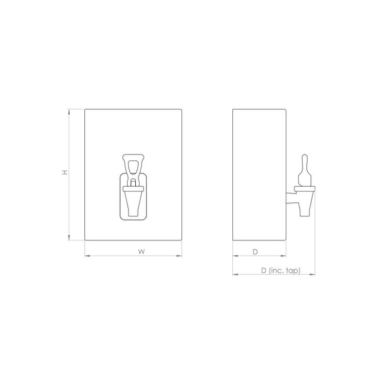 Hyco Microboil 16L Wall Mounted Boiling Water Heater White - MBS16 ...