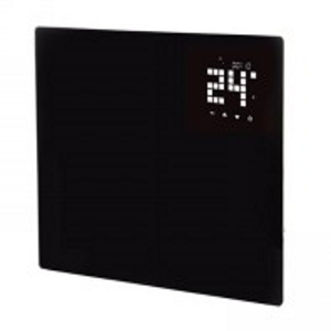 Hyco 1kW Ariano Black Glass Panel Heater With 24/7 Timer - AR1000T ...
