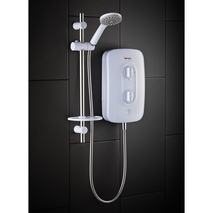 Redring Bright 8.5KW Multi-Connection Electric Shower With 3 Power Set ...