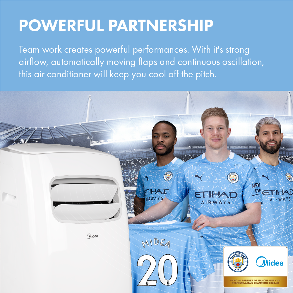 Midea Comfee 12000 BTU WiFi Compatible Portable Air Conditioner - Whit ...